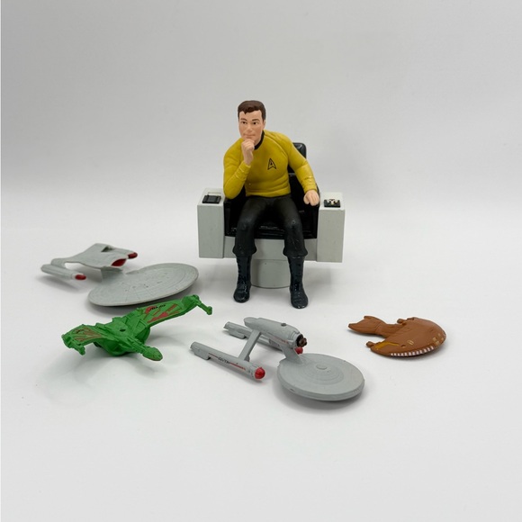 Star Trek | Toys | Vintage 9s Star Trek Captain Kirk Micro Machines Uss ...